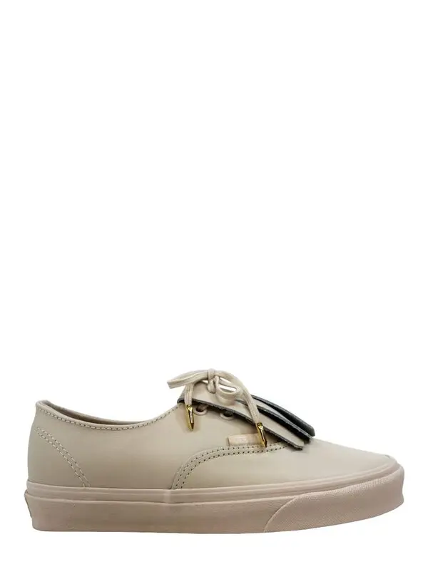 VANS Authentic Fringe Leatherin Sneakers - Whisper Pink/gold