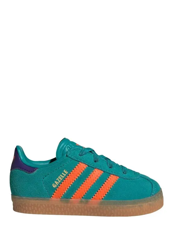 Adidas Gazelle Comfort Closure Sneakers - Pure Teal/impact Orange/collegiate Purple