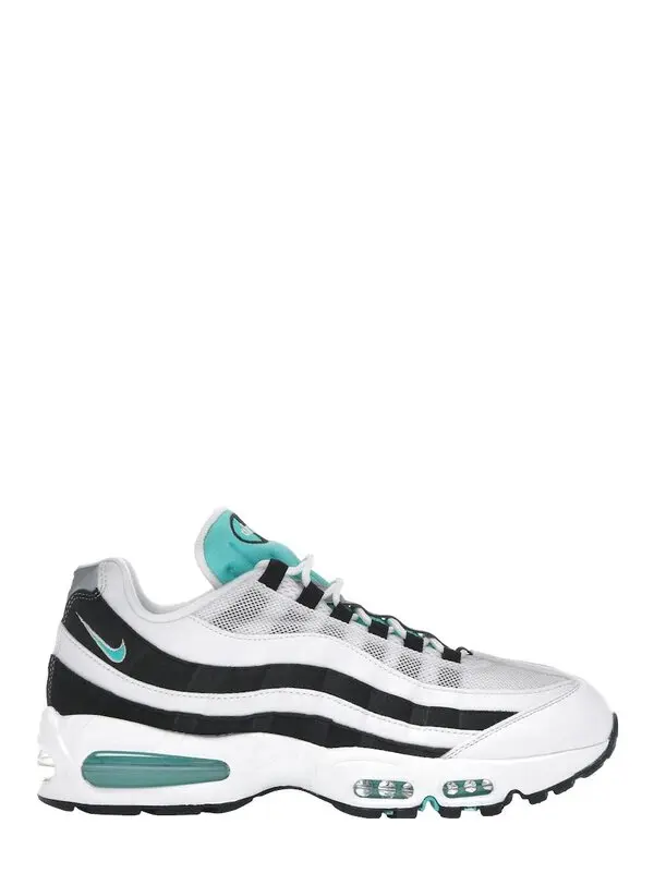 Nike Air Max 95 Og Big Bubble Border Sneakers - White/hyper Jade/black