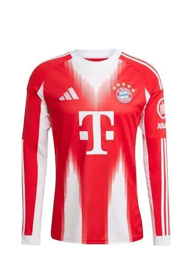 Adidas Fc Bayern 25/26 Long Sleeve Home Jersey - Red