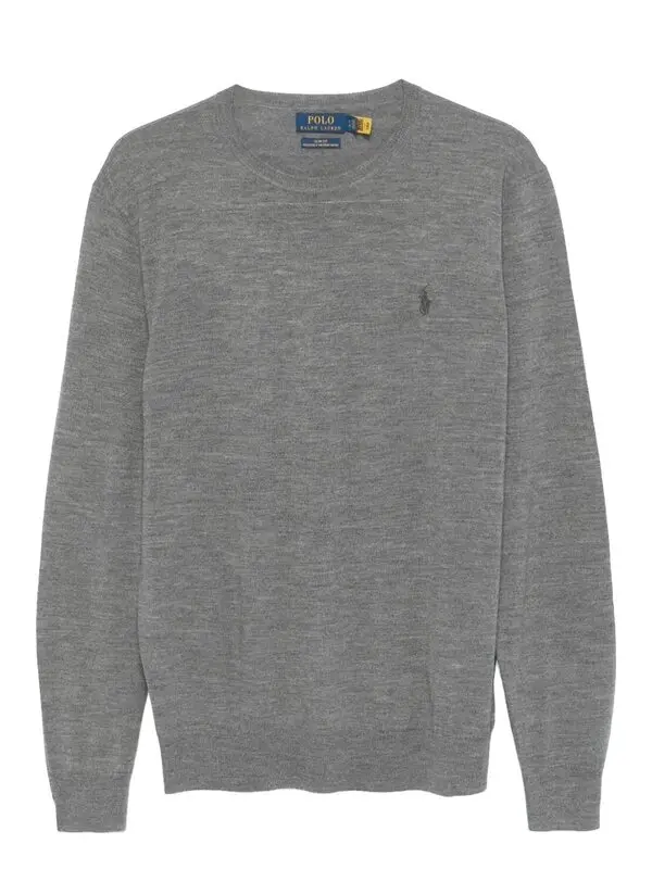 Polo Ralph Lauren Lightweight Wool Crew-neck Pullover - Grey