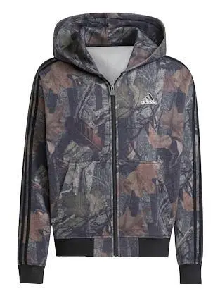 Adidas Camo Hooded Fullzip - Black