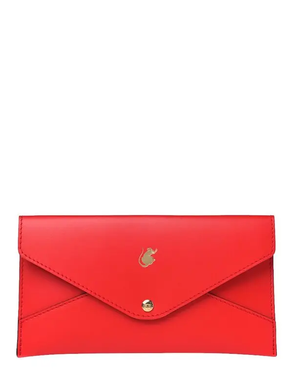 LOUIS VUITTON Veau Cachemire Chinese New Year Rat Envelope Pouch - Red