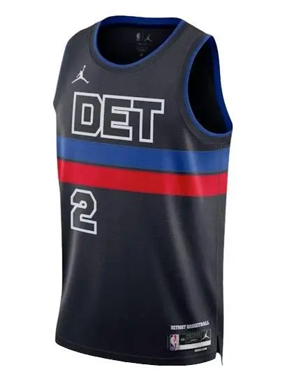 Nike Jordan Nba Detroit Pistons Cade Cunningham Statement Edition Swingman Jersey - Black