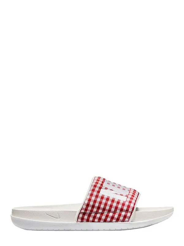 Nike Offcourt Slide Plaid - Mystic Red/phantom/white