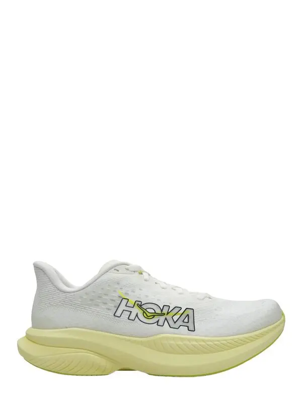 Hoka One One Mach 6 Sneakers - White/neon Hoka Citrus