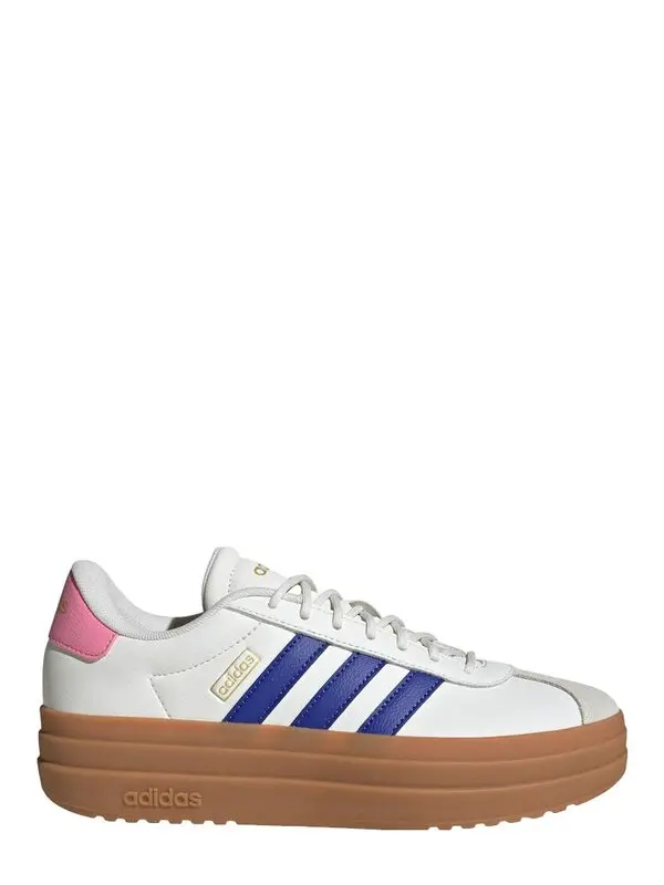 Adidas Vl Court Bold Sneakers - Core White/semi Lucid Blue/bliss Pink