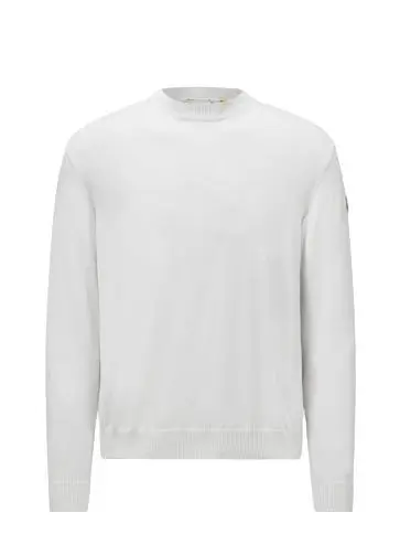 Moncler Cotton Sweater - White