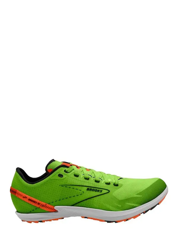 Brooks Draft Xc Spikeless - Green Gecko/red Orange/white