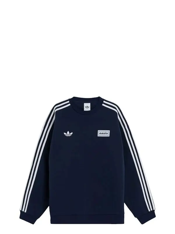 Adidas X Oasis Tour Oversized Crew - Night Indigo