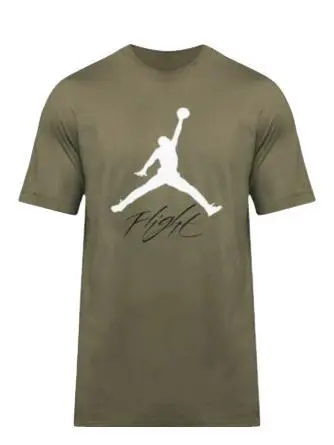 JORDAN Jumpman Flight T-shirt - Khaki/white