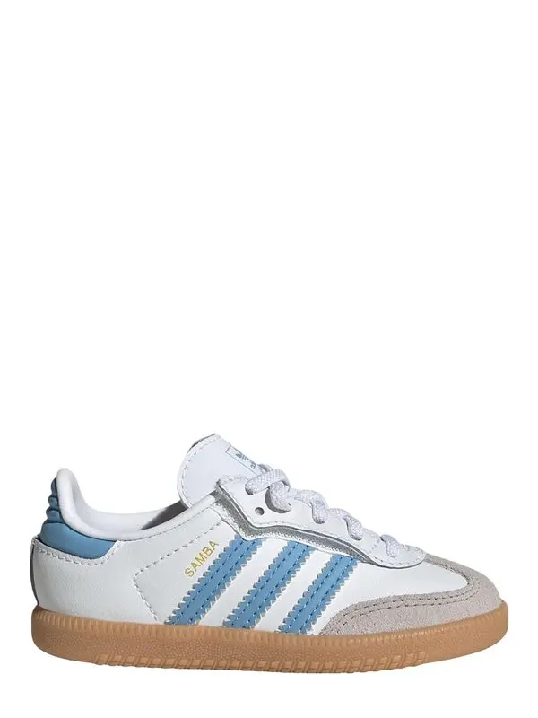 Adidas Samba Og Comfort Closure Sneakers - Cloud White/ash Blue/gum