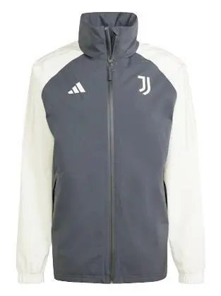 Adidas Juventus Condivo 22 Rain Jacket - Carbon Cream White