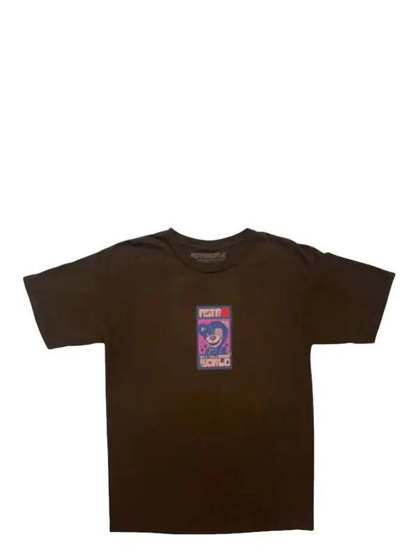 TRAVIS SCOTT Scare Bear Tee T-shirt - Brown