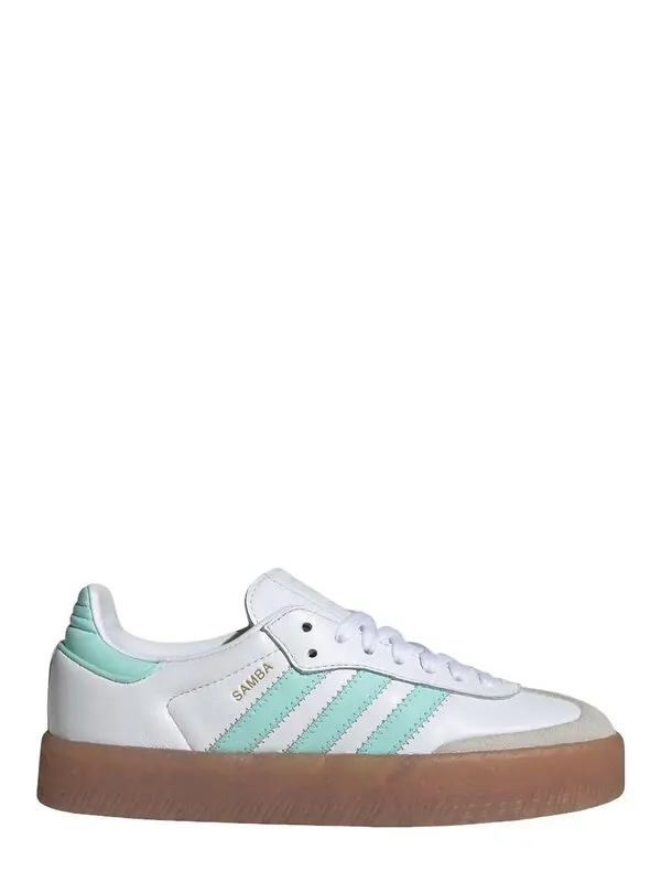 Adidas Sambae Sneakers - Cloud White/clear Mint/gold Metallic