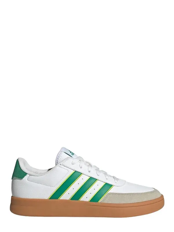 Adidas Breaknet 2.0 Sneakers - Cloud White/court Green/solar Slime