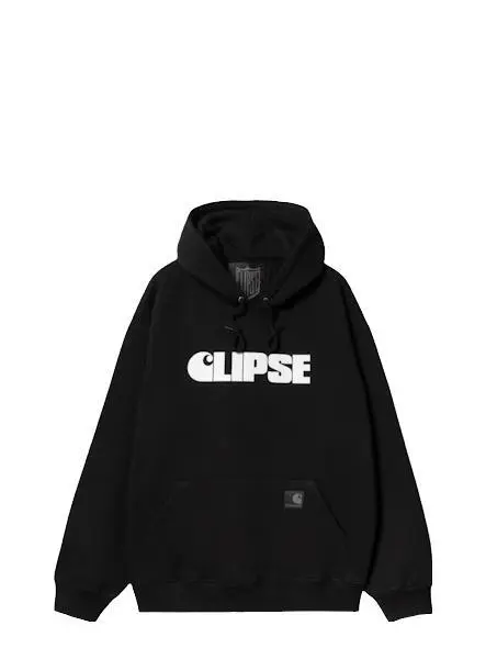 Carhartt Wip X Clipse Let God Sort Em Out Hooded Sweatshirt - Black/white