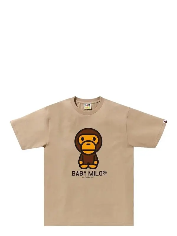 A BATHING APE Baby Milo Tee Shirt - Beige