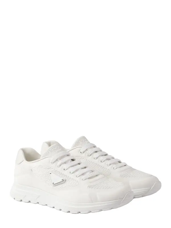 Prada Prax 2.0 Fabric Sneakers - White