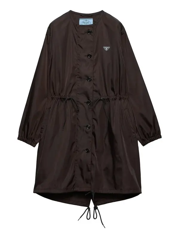 Prada Re-nylon Raincoat - Dark Brown