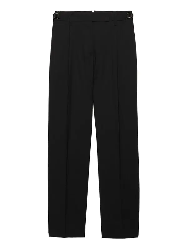 Prada Light Wool Pants - Black