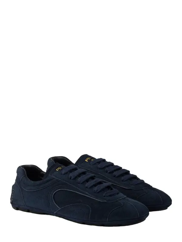 Prada Montecarlo Re-edition 2005 Suede Sneakers - Blue