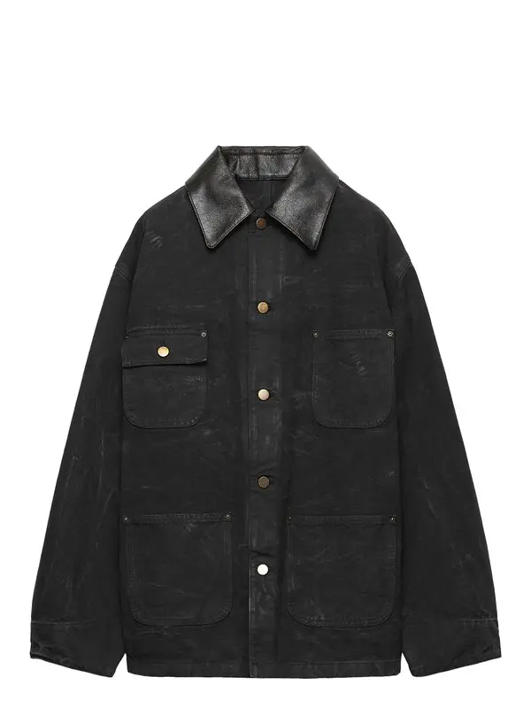 Prada Canvas Work Jacket - Black