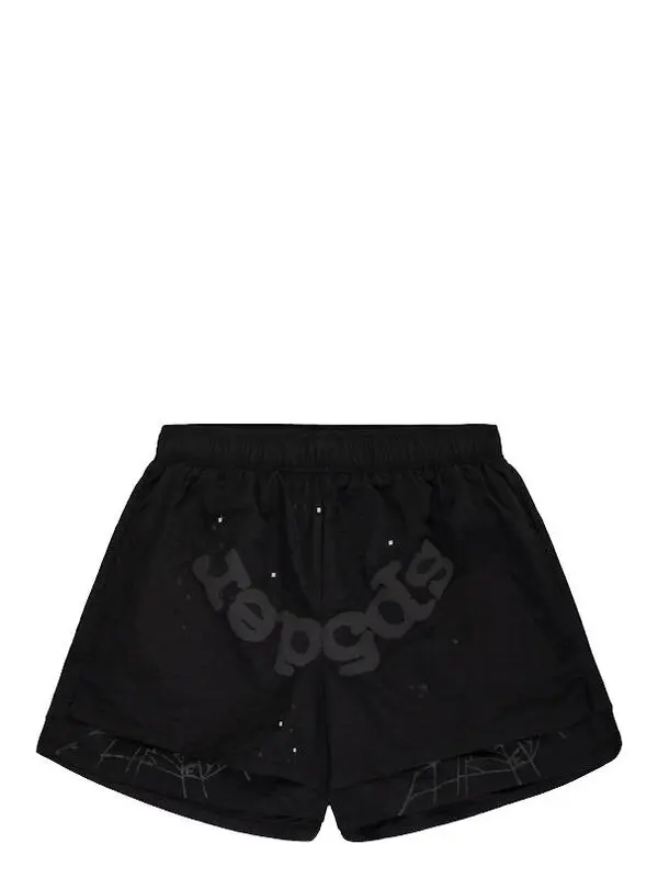 SP5DER Og Web Double Layer Short - Black