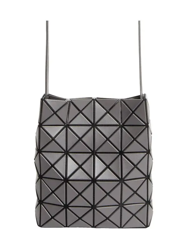 Issey Miyake Prism Matte Crossbody Bag - Charcoal Gray