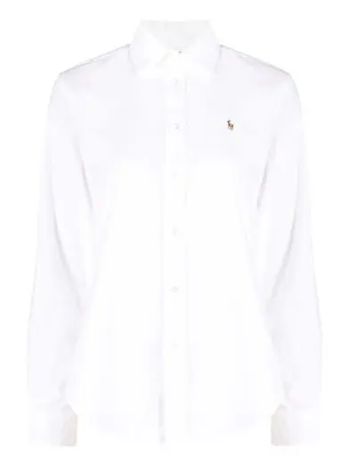 Polo Ralph Lauren 40/1 Ctn Oxfordls Crlte St Shirt - Bsr White