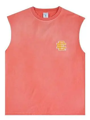 ERIC EMANUEL Ee Basic Cutoff Tank - Washed Red/orange