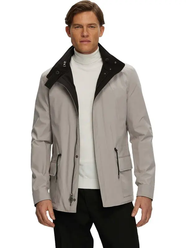 Gorski Reversible Jacket - Black/light Beige