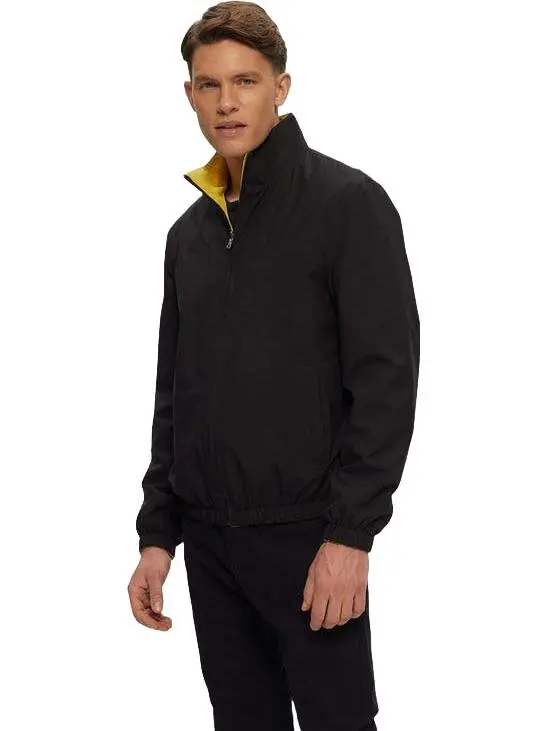Gorski Reversible Zip-up Jacket - Black/yellow