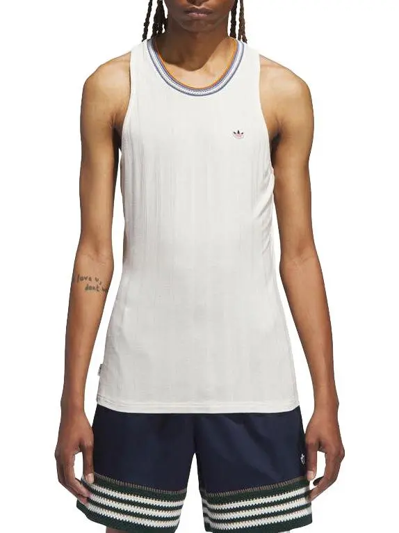 ADIDAS ORIGINALS X CLOT BY EDISON CHEN Rib Tank - Cream White