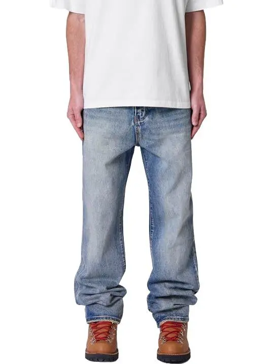 Mnml Baggy Jeans - Medium Blue