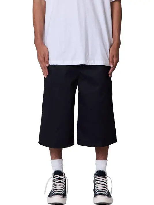 Mnml Ultra Baggy Work Shorts - Black