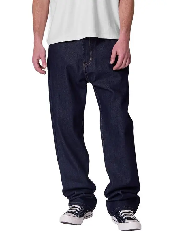 Mnml Raw Baggy Jeans - Rinsed Indigo