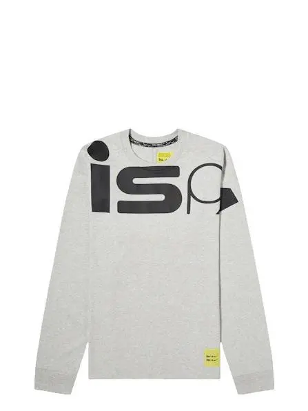 Nike Ispa Long Sleeve T-shirt - Grey Heather/black