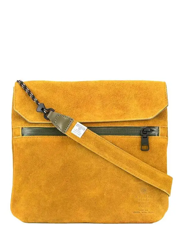 AS2OV Flat Shoulder Bag - Brown