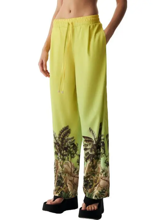 JE TE VEUX Botanica Pants - Multi-colored Yellow