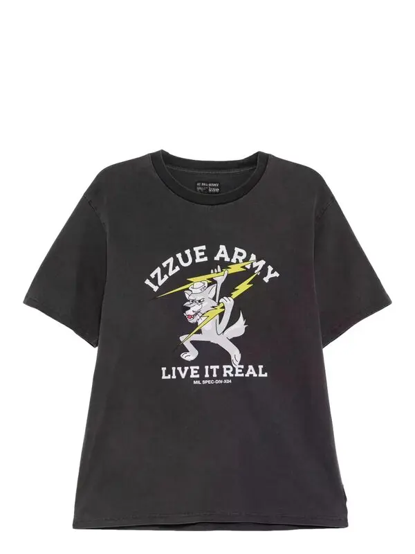 Izzue Graphic-print T-shirt - Grey