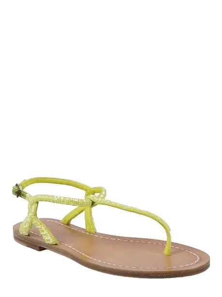 ARTISAN CRAFTED BY ZIGI Rorie Ankle Strap Sandal - Lemon