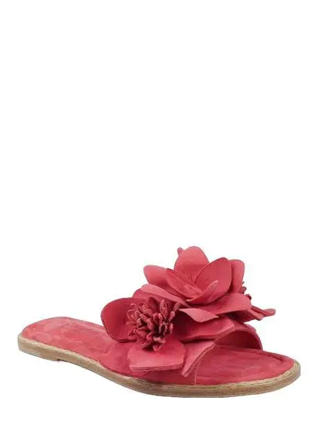 ARTISAN CRAFTED BY ZIGI Aurra Floral Slide Sandal - Pink