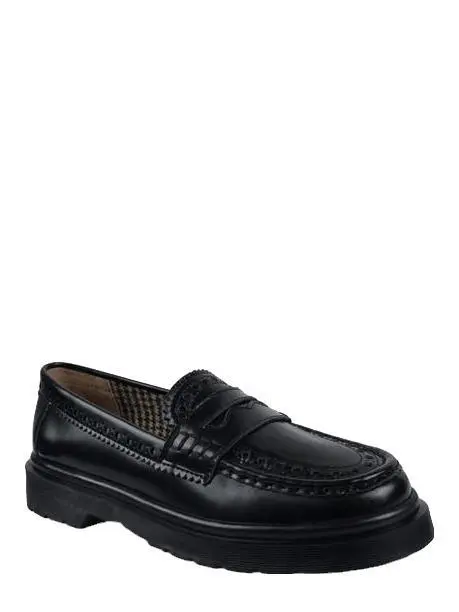 ARTISAN CRAFTED BY ZIGI Lug Sole Penny Loafer - Black