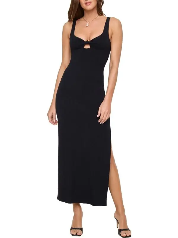 L*Space Alexis Cover-up Midi Dress - Black