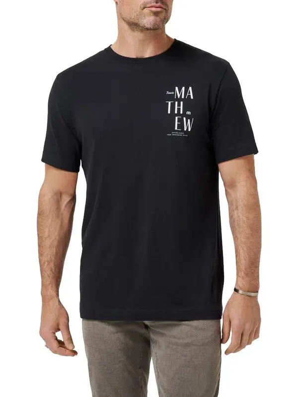 Travis Mathew Art Scene Graphic T-shirt - Black