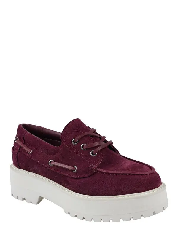 CANDIE'S Biz Platform Loafer - Burgundy