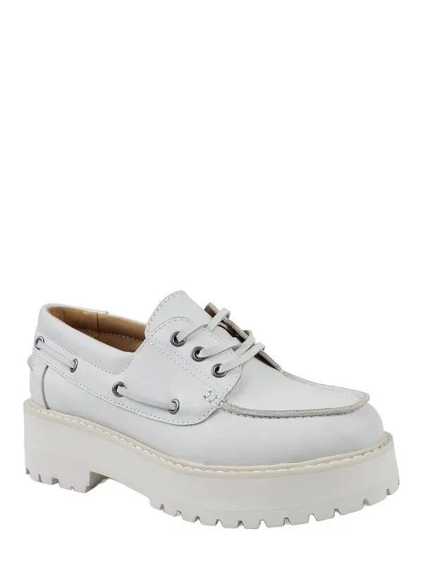 CANDIE'S Biz Platform Loafer - White