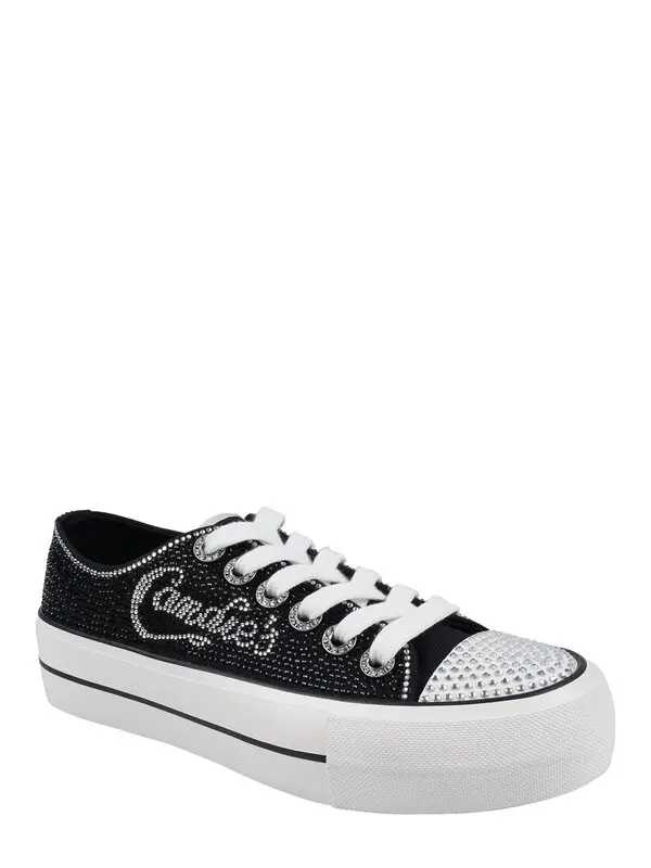 CANDIE'S Leann Low Top Platform Sneakers - Black