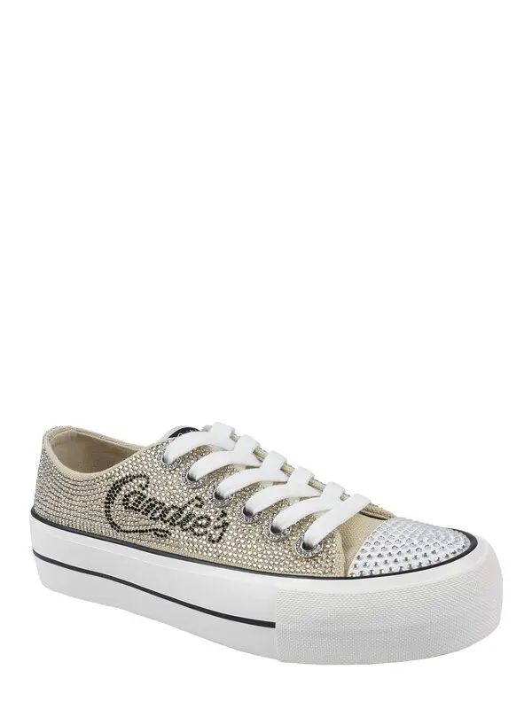 CANDIE'S Leann Low Top Platform Sneakers - Gold